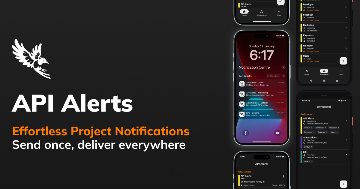 API Alerts: Effortless Project Notifications for Development Teams